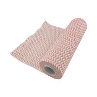 China Spunlace Kitchen Cleaning Towel Roll , Multicolor Disposable Washcloths For Dishes for sale