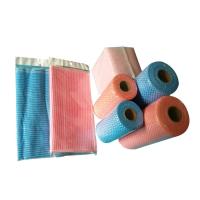 China Polyester Disposable Kitchen Wipes Multipurpose Antibacterial for sale