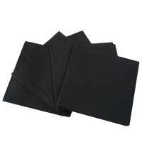 China Cosmetic Spa Disposable Hairdressing Towels Biodegradable Black White Color for sale