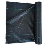 China Waterproof Polypropylene Woven Ground Cover Rolls Nontoxic 2x20m for sale