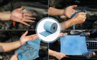 China Customized Sized high strong Non Woven Cloths With High Oil And Water Absorbency Jumbo Industrial Wipes for sale