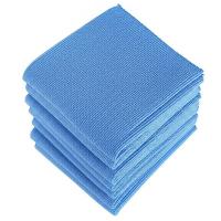 China 30-80gsm Disposable Cleaning Cloth Heavy Duty  Non-Woven Fabric Kitchen Washing Cloth Multi-Use Absorbent Dish Towels Blue Cleaning Rags for sale