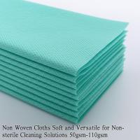 China Non Woven Cloths Soft and Versatile for Non-sterile Cleaning Solutions 50gsm-110gsm for sale