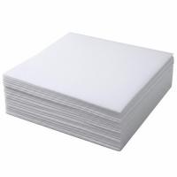 China White Non Woven Cloths Durable and Long-lasting Cleaning 100 Pieces Per Pack for sale