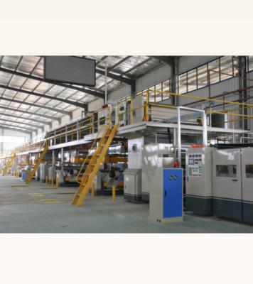 China Automatic 3ply Corrugated Cardboard Production Line with Electric Driven Type for sale