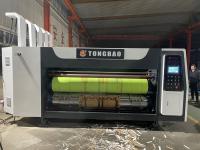 China 40000 KG Cutting Machine Slotting Die Printing Box Lead Packaging Feeder Automatic 3Colors Printer Machine for sale