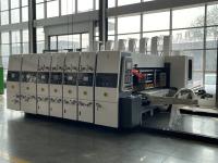 China 40000 KG Cutting Machine Slotting Die Printing Box Lead Packaging Feeder Automatic 3Colors Printer Machine for sale