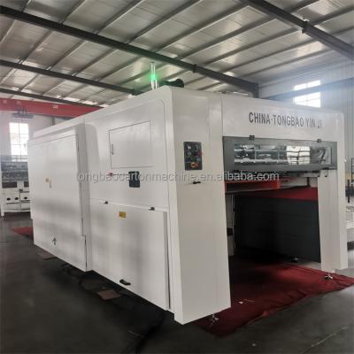 China Flatbed Die Press Cardboard Packaging Die Cutting Creasing Small Carton Box Making Machine for sale