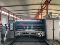 China Advanced Corrugated Carton Box Flexo Two Colors Printer Slotter Rotary Die Cutter Machine for sale