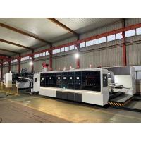 China 1200mm Automatic Corrugated Cardboard Printing Slotter Die Cutting Folding Gluing Line for sale