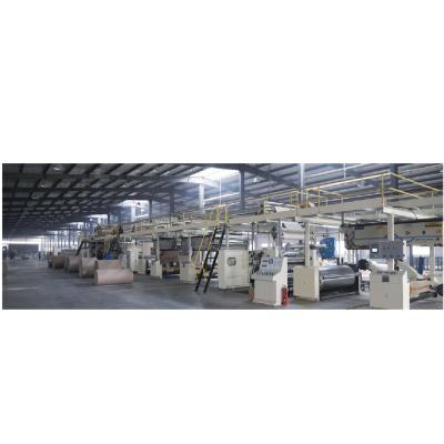 China 120 m/min 7/5/3 ply Corrugated Cardboard Production Line Carton Box Making Machine for sale
