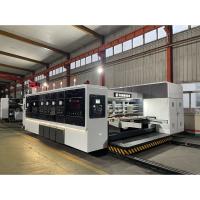 China 60mm Carton Auto Feeder Printer Rotary Die Cutting Slotter Folder Gluer for Corrugated Box for sale