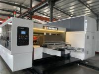 China FFG Automatic Vacuum Transfer Flexo Printing Slotting Die Cutting Folding Gluing Strapping Machine for sale