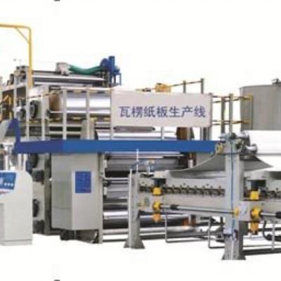 China Flute Corrugated Cardboard Machine for Corrugated Single Facer Packing Packaging Line for sale