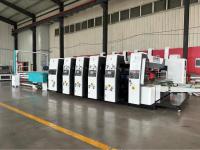 China 180000 KG Automic High Speed Corrugator Flexo Four Colour Printer Diecutter Shacker for sale