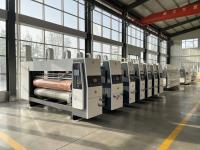 China 180000 KG Automic High Speed Corrugator Flexo Four Colour Printer Diecutter Shacker for sale