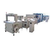 China 60000 KG Printing Folder Gluer Corrugated Cardboard Bundling Line Machine for sale