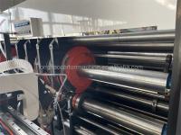 China 350mm Carton Forming Machine Flexo Folder Gluer 2 Color Printing Slotting Die Cutting for sale