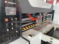 China Flexo Plate Carton Box Printing Slotting Machine with 2 Color Printing Die Cutting for sale