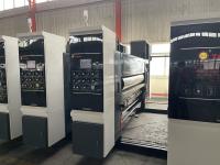China 1200mm Automatic Flexo Printing Slotting Die Cutting Folding Gluing Strapping Inline Machine for sale