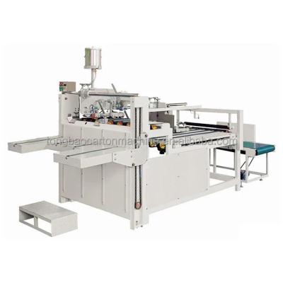 China Gluing Corrugated Carton Board Semi Automatic Folder Gluer For Pizza Box Machine for sale