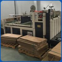 China Flexible Semi Automatic Carton Box Making Machine for 1500mm Cardboard Packaging Boxes for sale