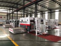 China Semi Auto Flat Bed Corrugated Paper Die Cutting Machine with Full Waste Stripping Supply for sale