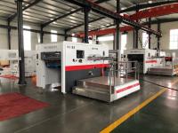 China Semi Auto Flat Bed Corrugated Paper Die Cutting Machine with Full Waste Stripping Supply for sale