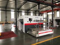 China Semi Auto Flat Bed Corrugated Paper Die Cutting Machine with Full Waste Stripping Supply for sale