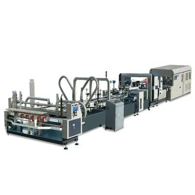 China Corrugated Carton Folding Gluing Machine with Frequency Conversion Speed Regulation for sale