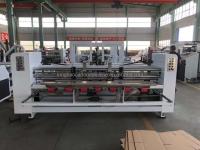 China High Speed Corrugated Paperboard Pasting Carton Box Folding Gluing Stitching Machine for sale