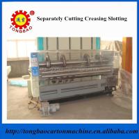 China Tongbao Semi-automatic Slotting Rotary Die Cutting Creasing Machine with 1500 KW Power for sale