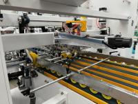 China Electric Driven Corrugated Paper Carton Box Folding Gluing Nailing Stitching Machine for sale