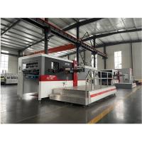 China Case Packaging Type Lead Edge Feeder Automatic Die Cutting and Creasing Machine 380V for sale