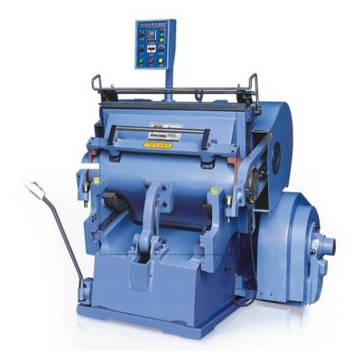 China Semi-automatic High Precision Corrugated Carton Box Board Creasing And Die Cutting Machine for sale