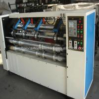 China Semi Automatic Thin Blade Slitter for Corrugated Cardboard Driven Type Electric 380V for sale