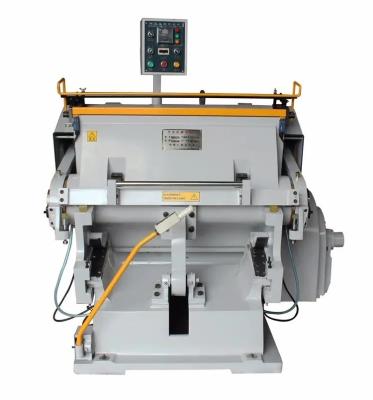 China Semi-Auto Flat Bed Corrugated Board Creasing And Die Cutter Machine For Packaging Pouch for sale