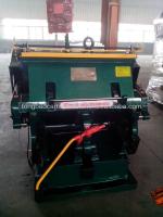 China Manual Corrugated Sheet Cardboard Pizza Box Flatbed Die Cutter And Creasing Press Machine for sale
