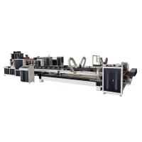 China Electric Driven Corrugated Carton Folder Gluer and Stitcher Bundling Machine for Market for sale
