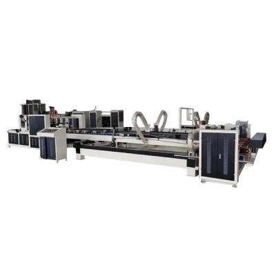 China Electric Driven Corrugated Carton Folder Gluer and Stitcher Bundling Machine for Market for sale