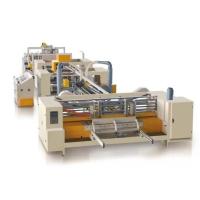 China Fully Auto Corrugated Carton Box Folder Gluer Stitcher In Line For Paper Cardboard for sale