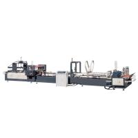 China Carton Box Folding Gluing And Stitching Full Automatic Folder Gluer And Stitcher Machine for sale