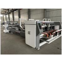 China Carton Box Folding Gluing And Stitching Full Automatic Folder Gluer And Stitcher Machine for sale