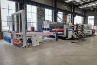 China High Definition 4 Colors Flexo Printing Machine With Rotary Slotter Supplies Perfect for sale