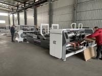 China Full Automatic Corrugated Cardboard Carton Box Making Folder Gluer Strapper for sale