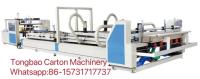 China Semi-automatic Corrugated Cardboard Folder Gluer Machine for Carton Box Manufacturing for sale