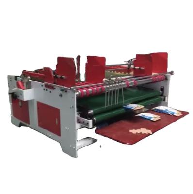 China Semi-automatic Carton Packaging Gluer Machine with Combined Pressure Model at Affordable for sale