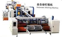 China Wood Packaging Material Automatic Stitcher for Carton Box 4450mm Length Fast Stitching for sale