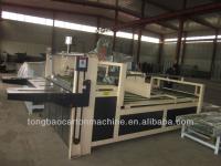 China Semi Auto Folder Gluer Machine for 900mm Wide Products 40 M/Min Speed Direct for sale
