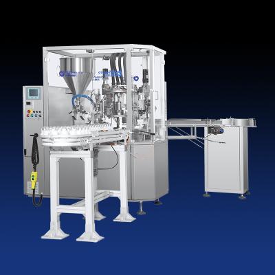 China Automatic Cream Paste Filling Machine PLC Touch Screen Control 200L for sale